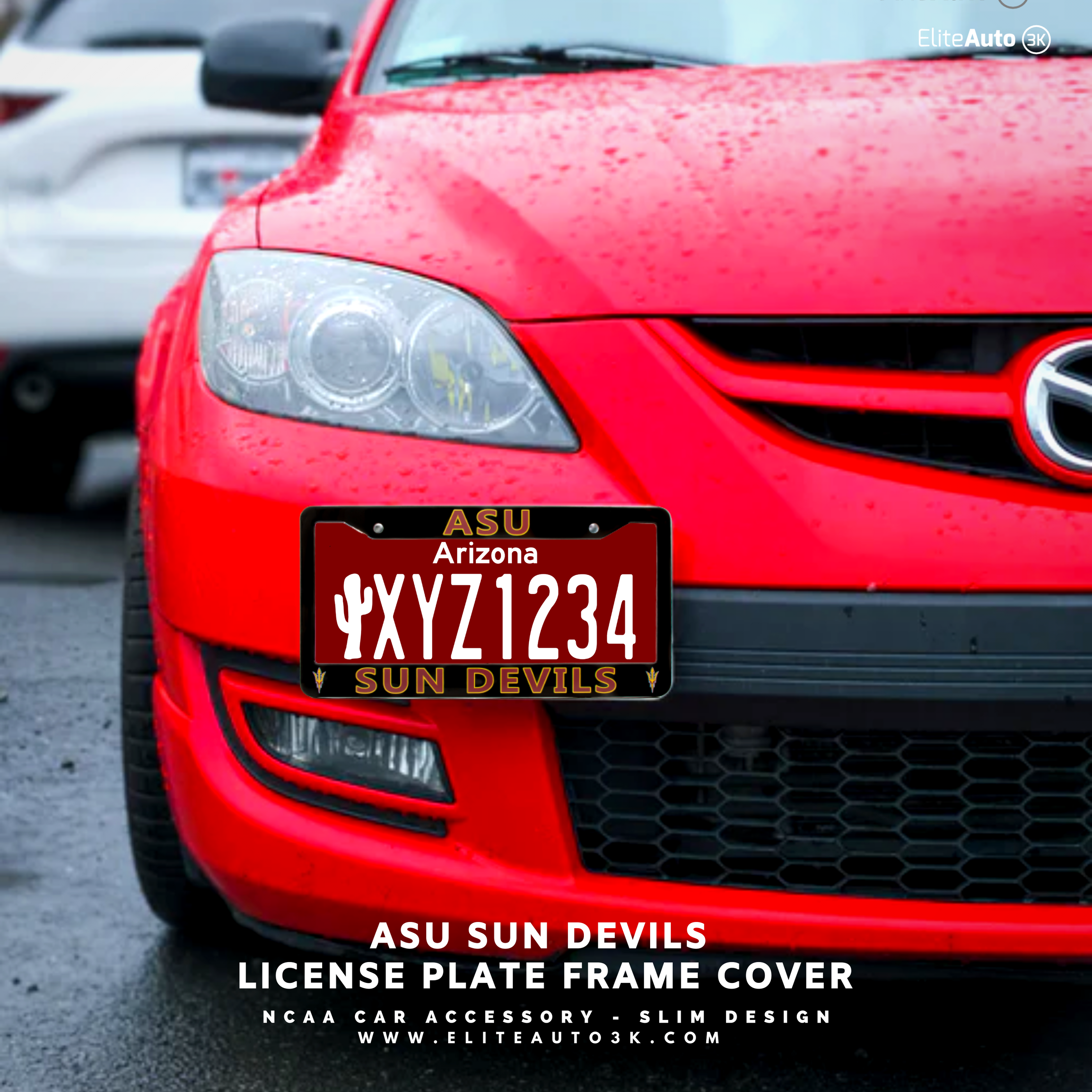 Arizona State Sun Devils License Plate Frame Cover - EliteAuto3K