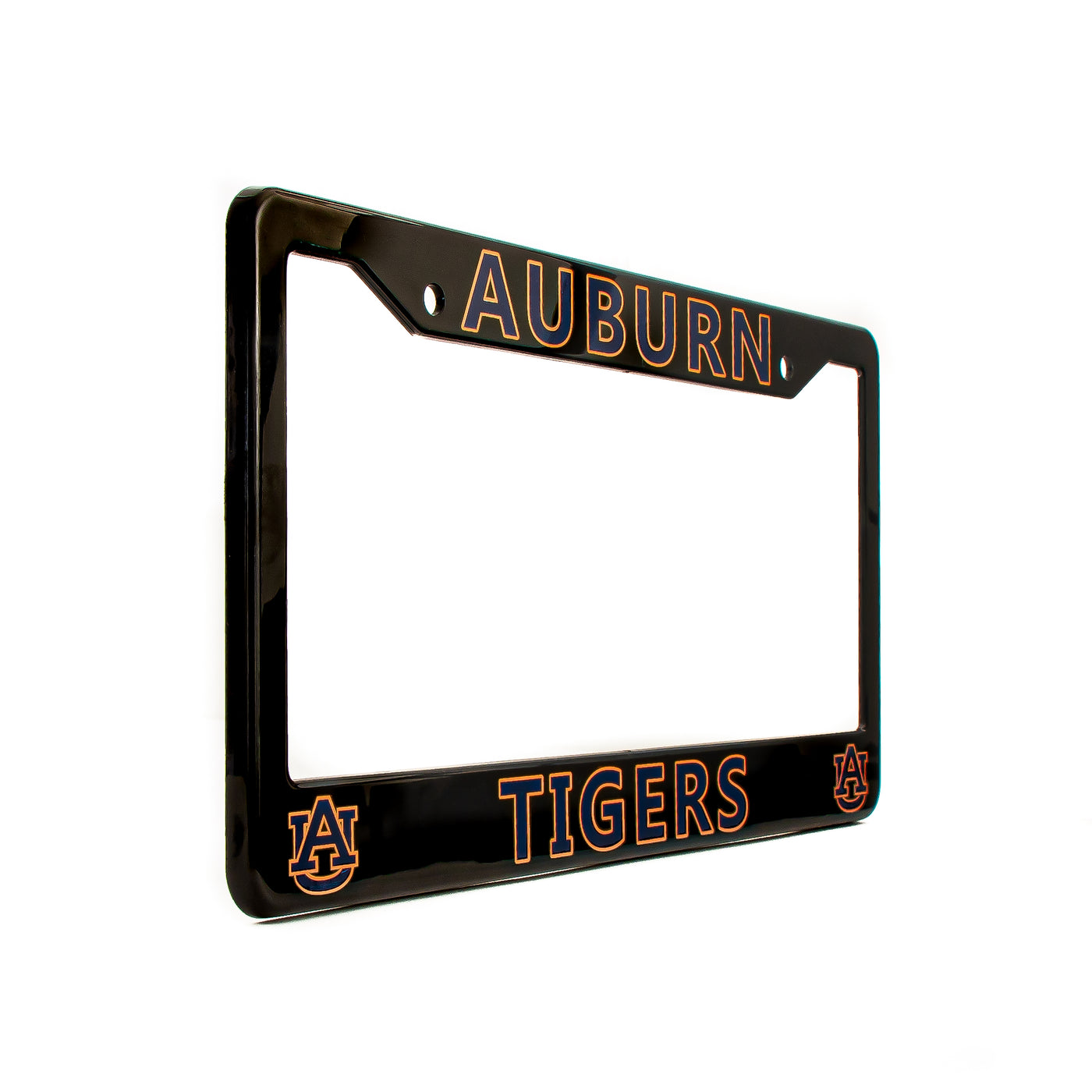 Auburn Tigers Black License Plate Frame Cover - EliteAuto3K